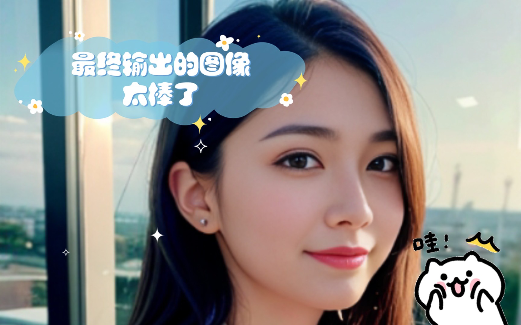 Stable Diffusion 配合 LoRA | VAE | Chilloutmix-Ni 模型,最终输出的图像...