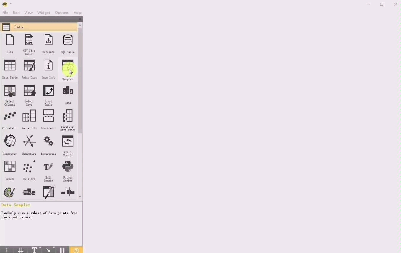 Orange入门:查看数据分布