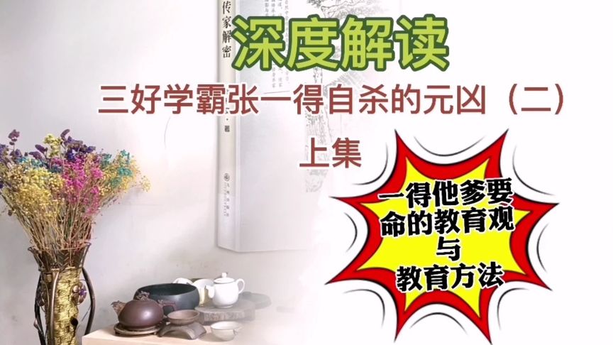 深度解读,个案探讨一一张一得案例第二讲上集