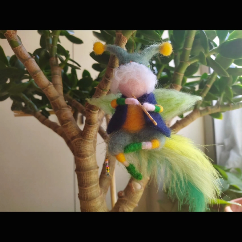 入门级手工羊毛毡制作-夏日小仙女2