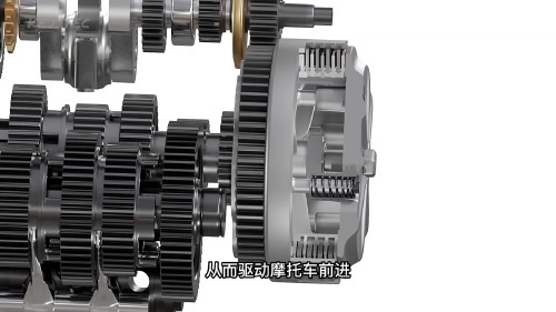 简单易懂3动画演示摩托车离合器的工原理!