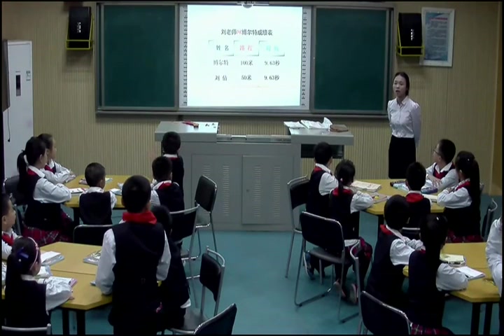 ...数乘两位数《速度、时间和路程》-刘倩老师优质课公开课教学视频