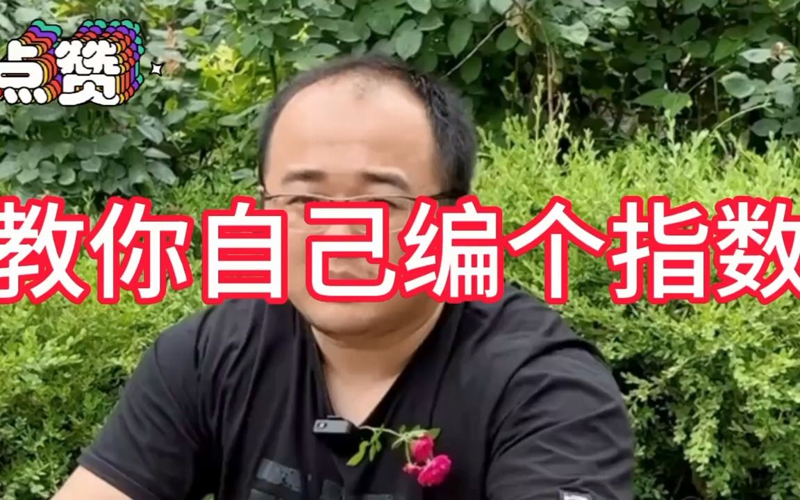 散户必学:教你自己编个指数