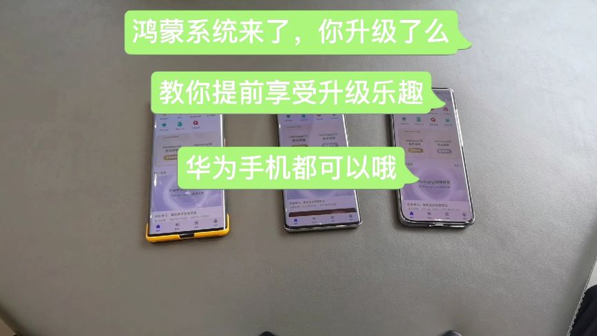 鸿蒙系统来了 教你第一时间升级 华为手机都可以哦
