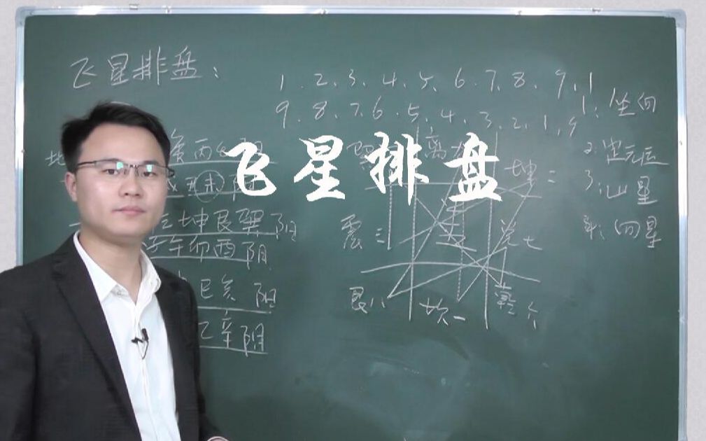 玄空风水飞星排盘方法教学 李双林
