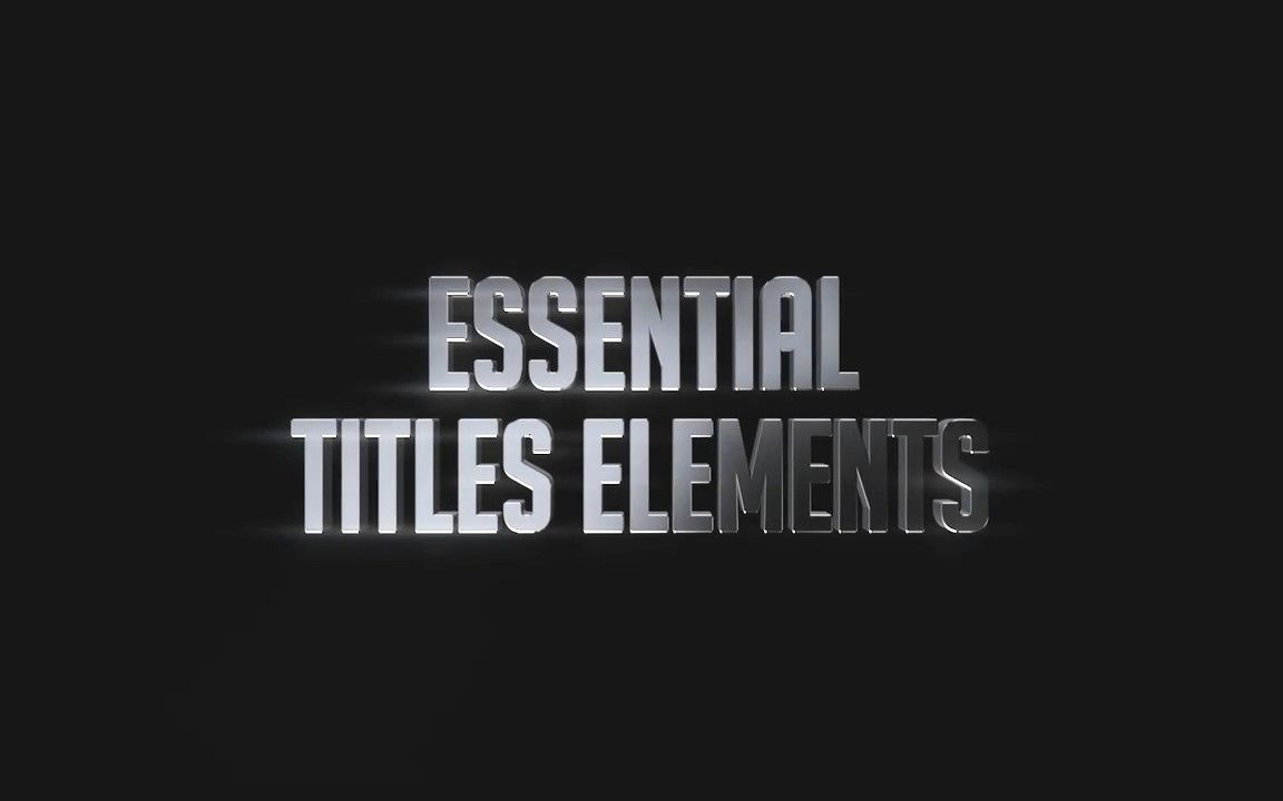 fcpx插件 30+史诗3D电影预告片文字标题动画预设 支持M1 Movie Titles