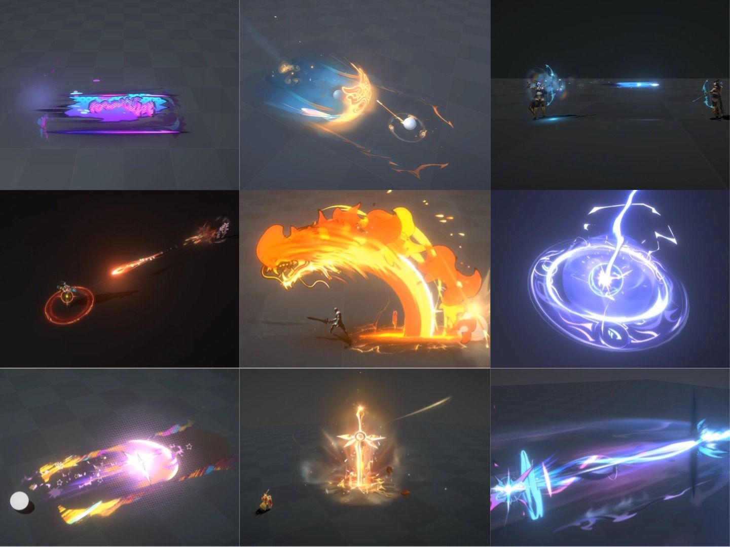 新萌特效4个月,测试入职作品【Unity特效】