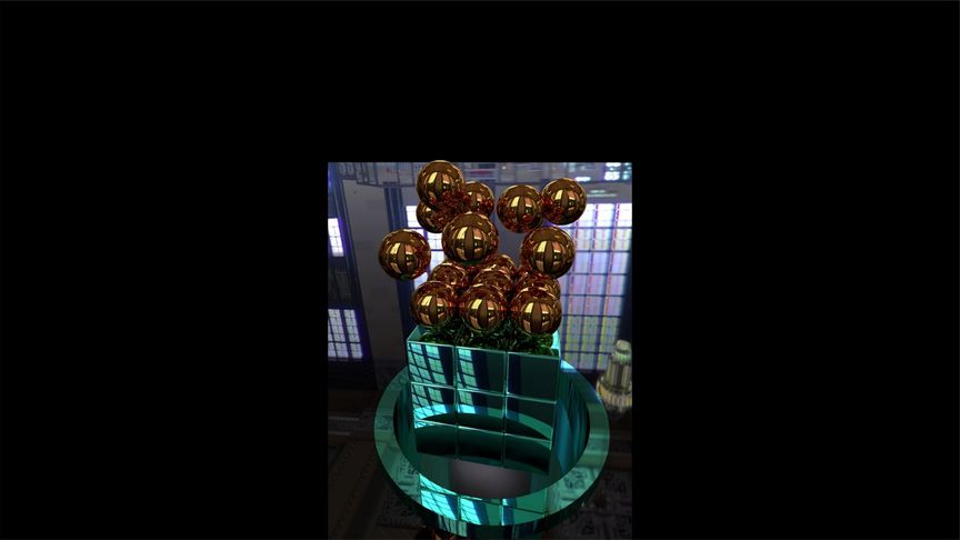 C4D 利用域制作 只需要立方体,球体,克隆 简易效果器 重力调整