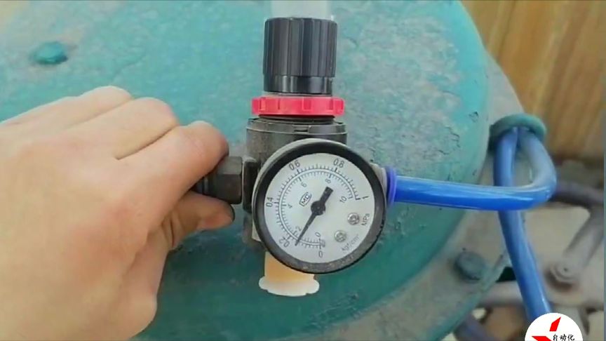 气源减压过滤器,排污口漏气处理,自动化仪表人员必备技能