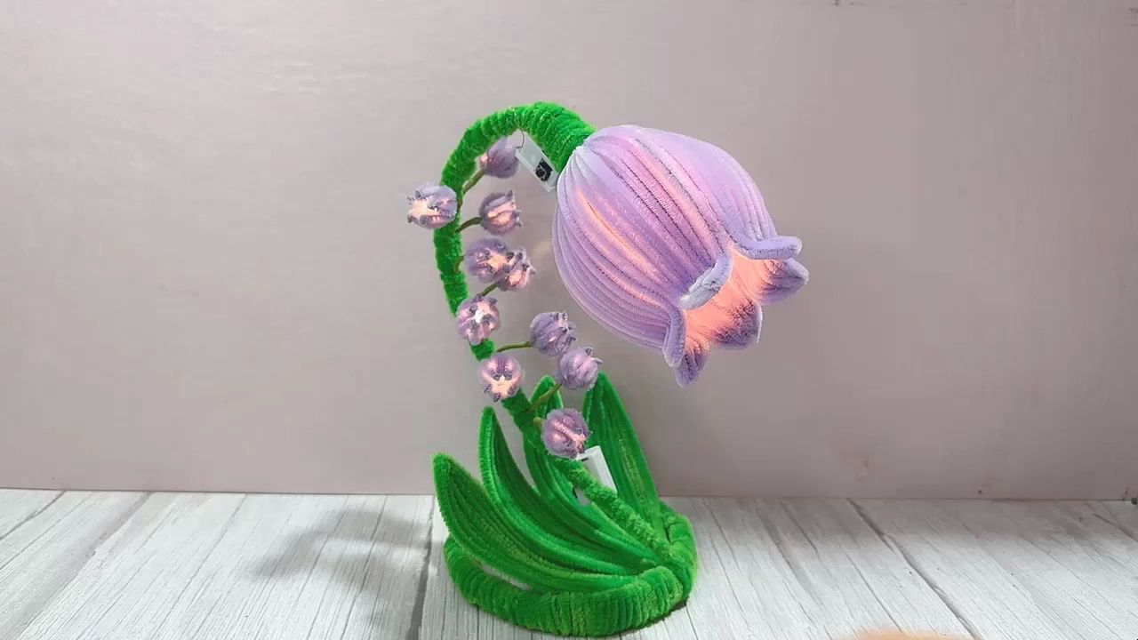 【DIY Simple Crafts】铃兰花灯扭扭棒制作教程
