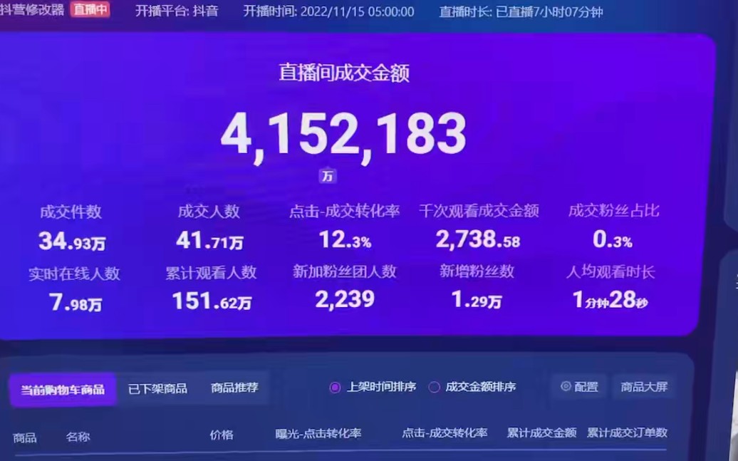 DY直播大屏0312版上线,数据修复,自助更新!钭愔直播大屏修改器增加...