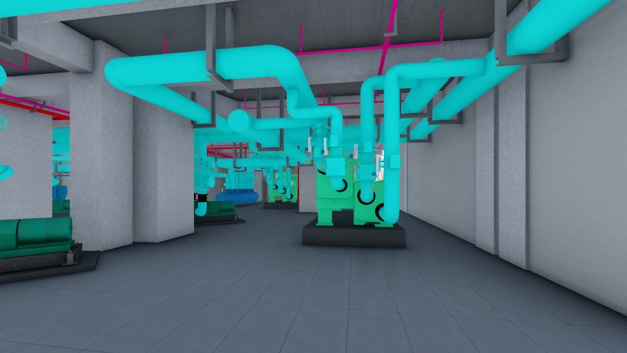 Lumion录制制冷机房简单漫游动画