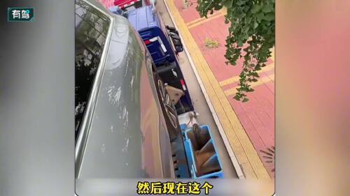 某新能源车没油没电,用机械钥匙打不开车门!电也充不进去