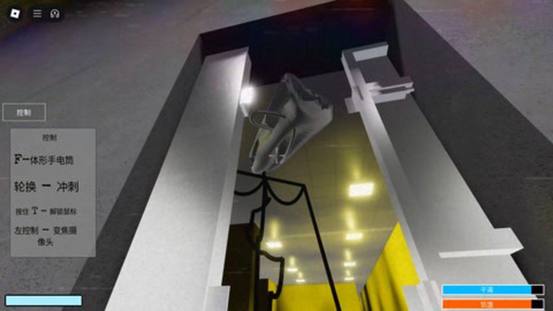 Roblox后室模拟器backrooms实体在门口等我