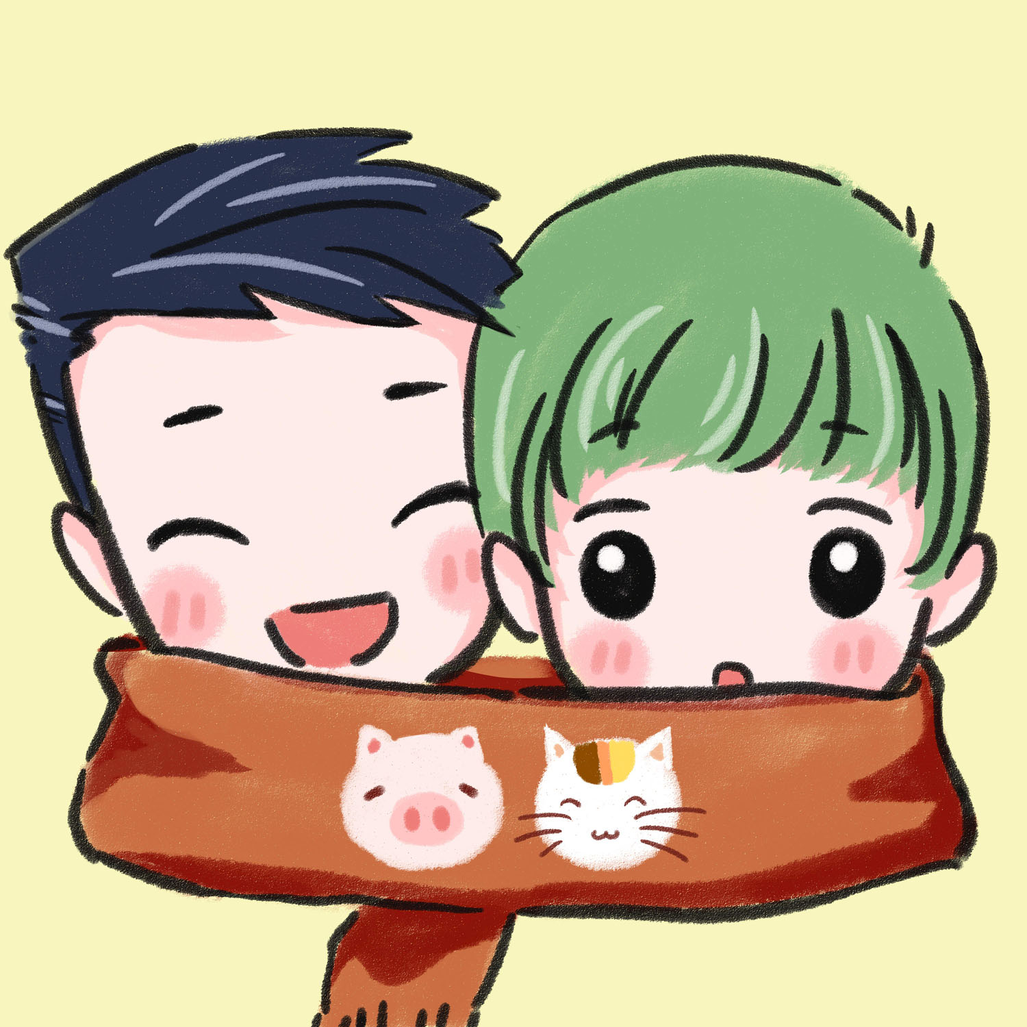 卷喵老师爱画画 