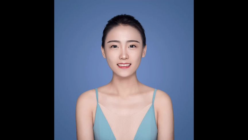 艺考证件照精修ps全过程 一分钟长视频 #创作灵感 #我的一寸照