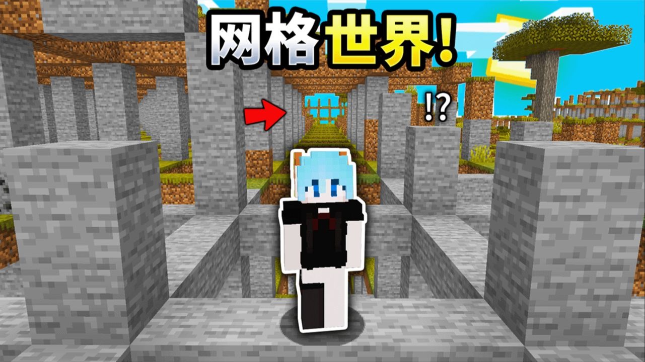 MC当整个世界都是网格形状!