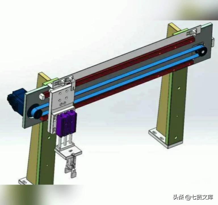 气动机械手系统设计机械结构设计模具数控工艺夹具#兼职副业#