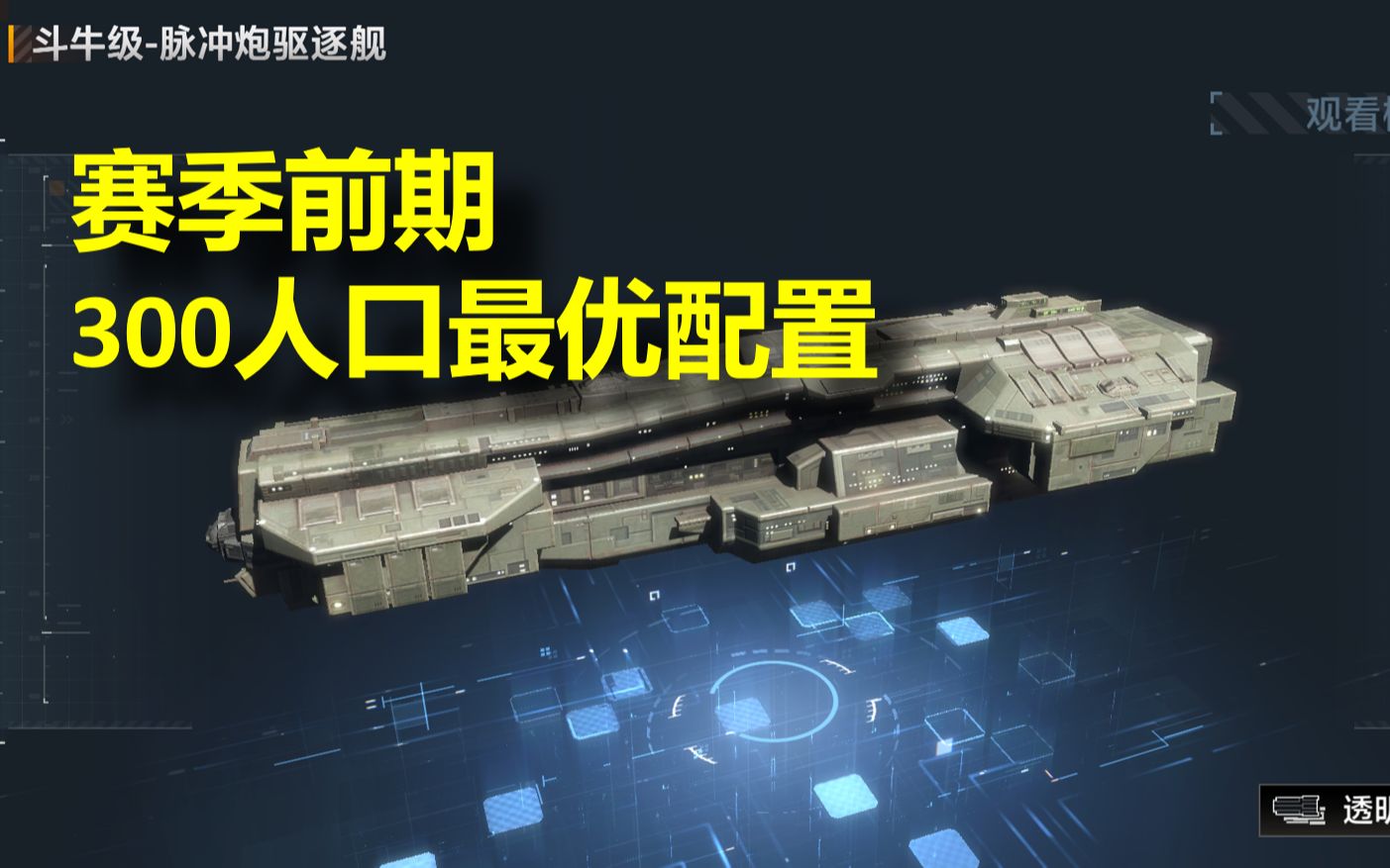 【无尽的拉格朗日】赛季前期,300人口最优配置探讨