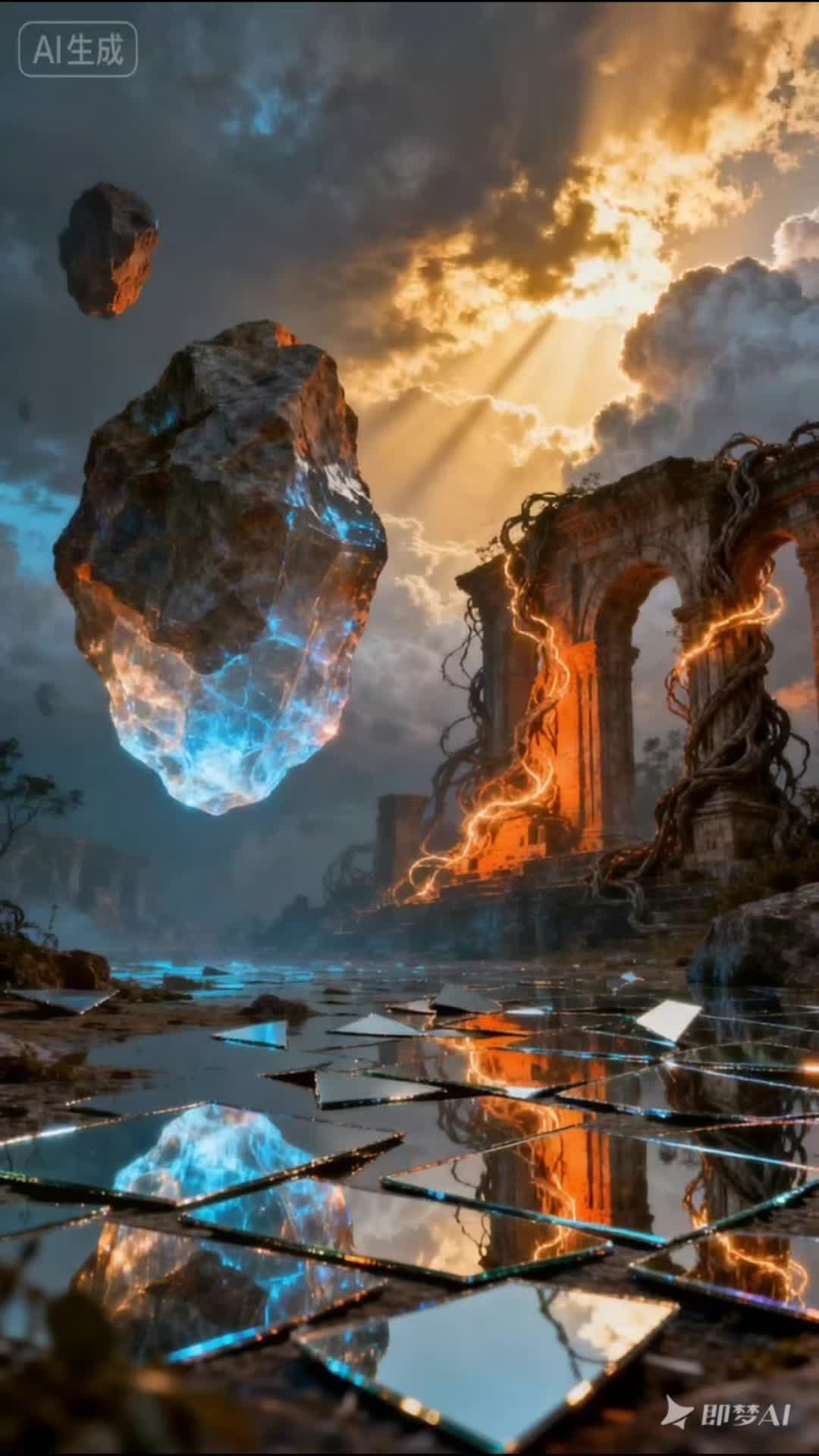 虚拟与现实 #科幻 #AI #AI创作 #VR #虚拟现实