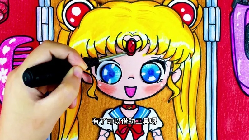 趣味定格动画:小美的娃娃脏了很伤心,还好最后清理干净了
