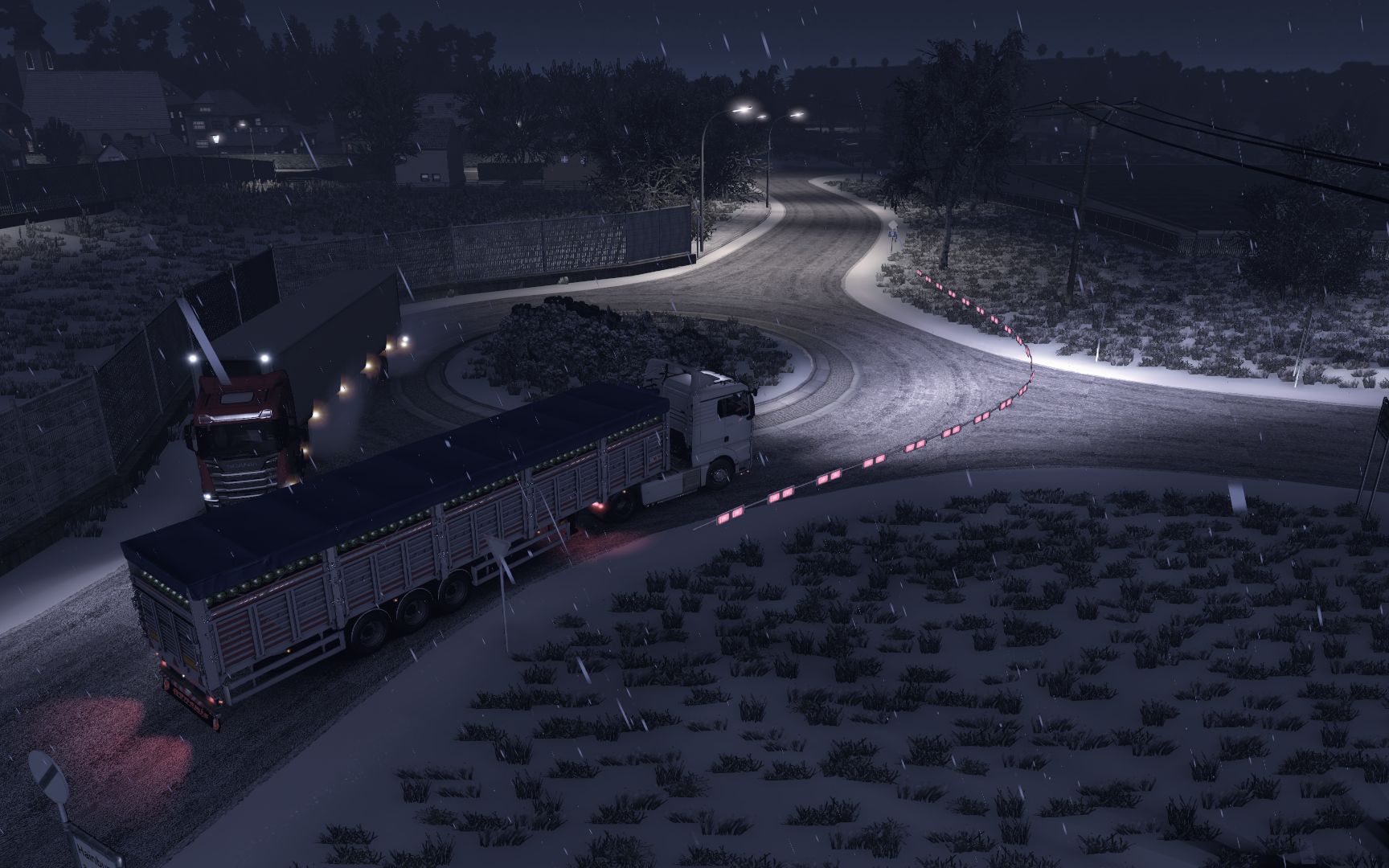 欧卡2-创业记#44-雪夜拉西瓜。牛站说不是绿通,只能全程走国道!