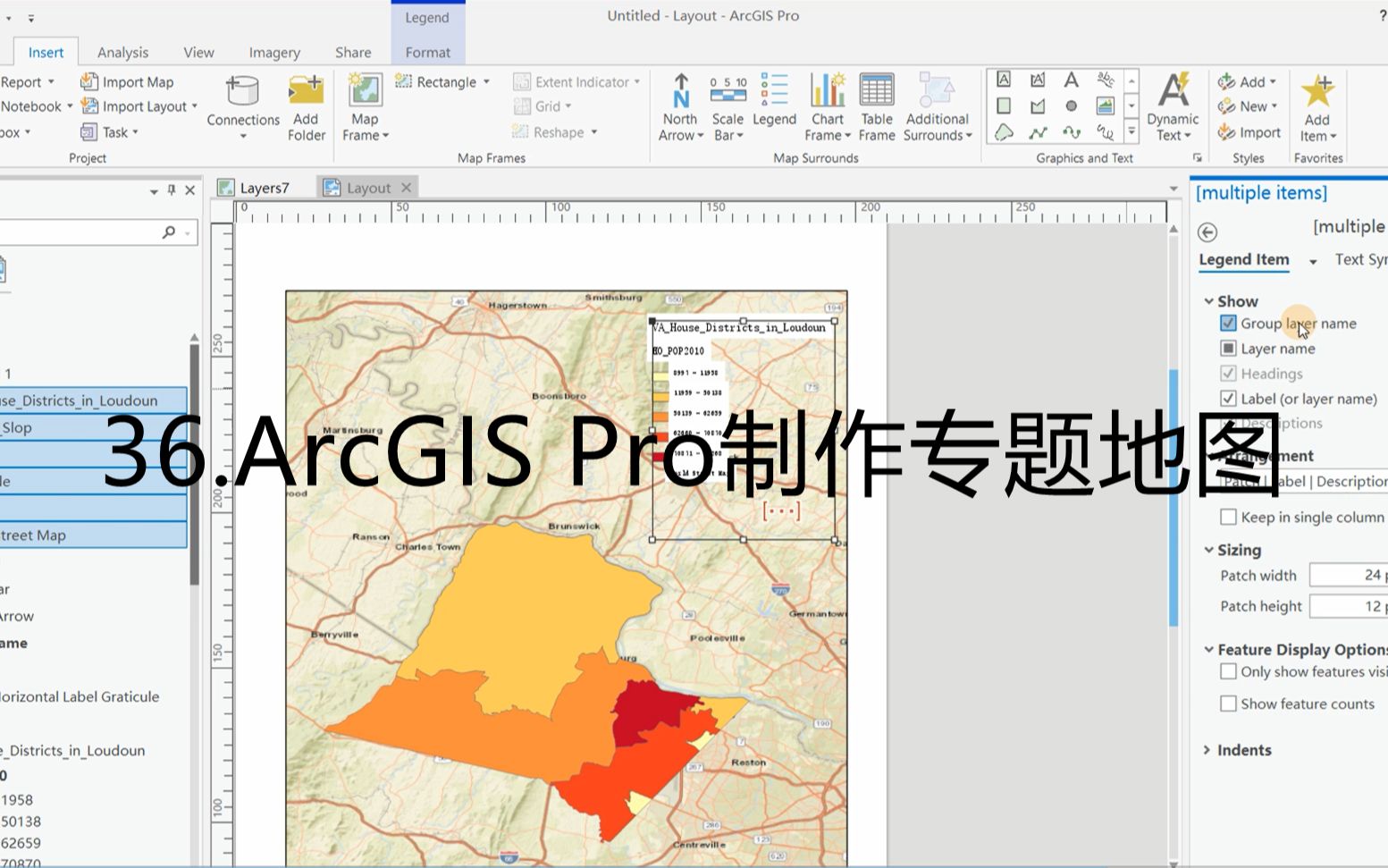 36.ArcGIS Pro制作专题地图