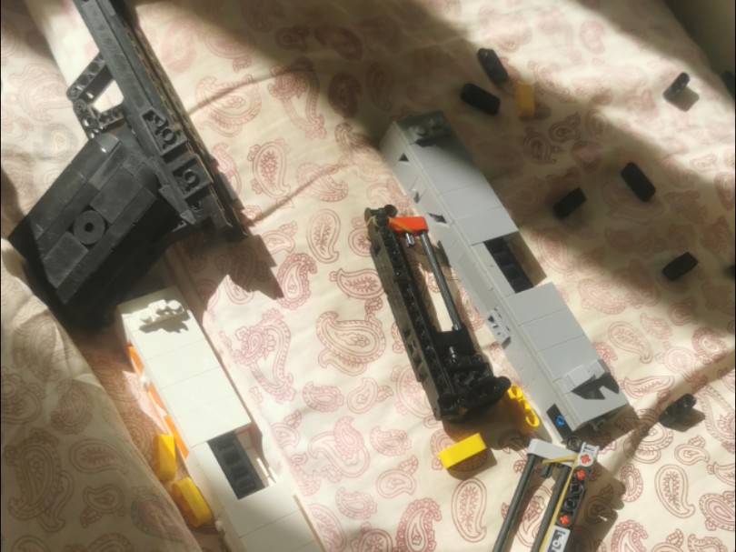 【模仿大师lego】Moc自创格洛克18积木枪,点赞过25我出教程!(流畅,...