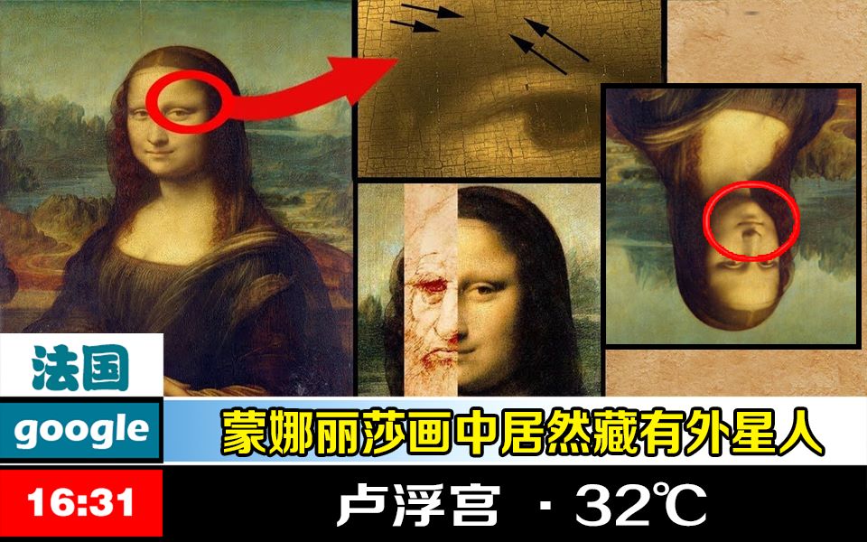 隐藏在蒙娜丽莎画中的五大可怕秘密!