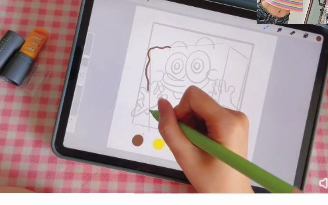 Procreate零基础教程丨海绵宝宝简笔画教程