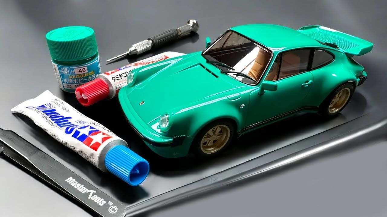保时捷911TURBO - 田宫 1/24 民用比例模型制作