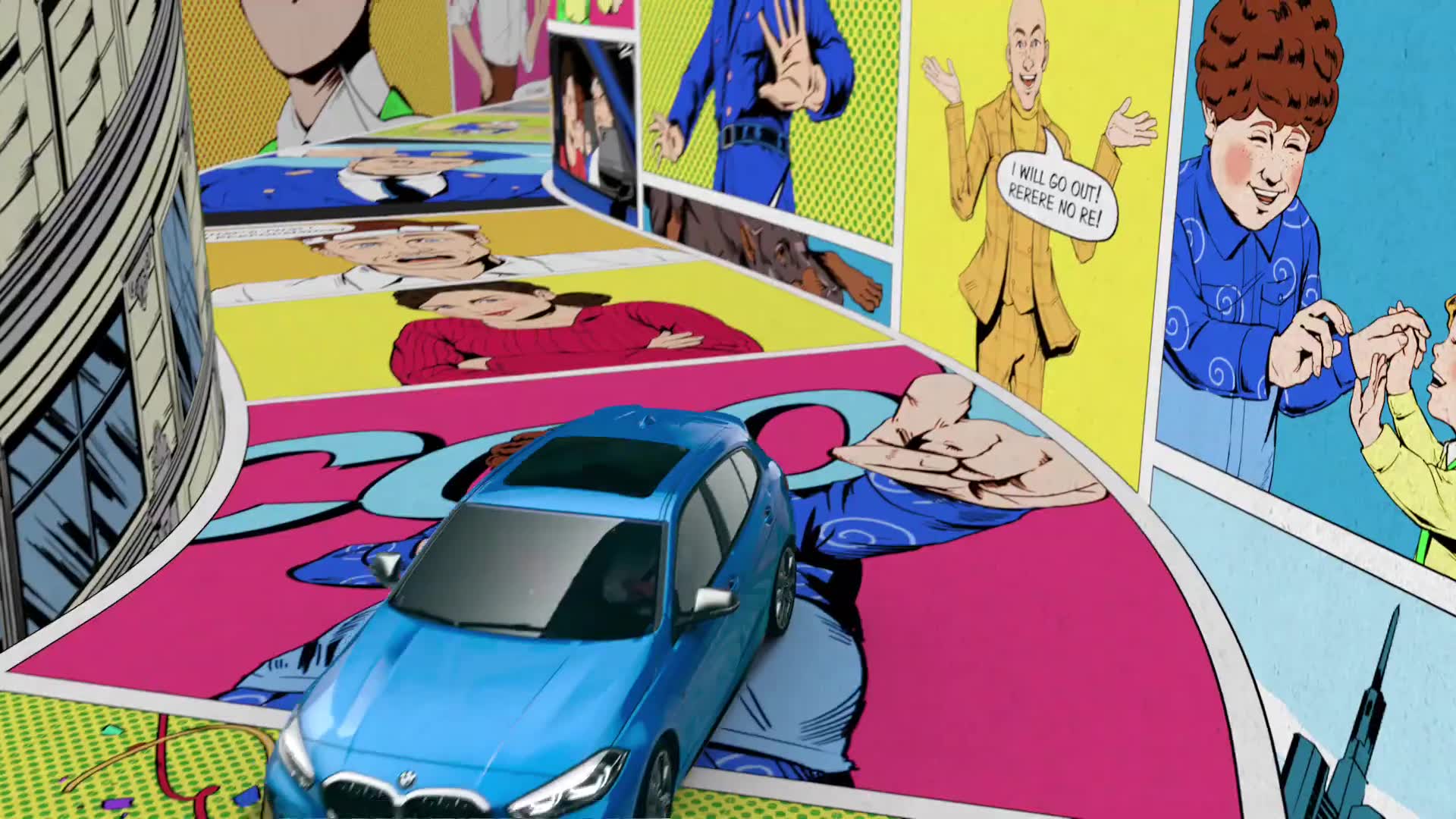 【日本BMW 1系】宝马与日本动漫合作的广告
