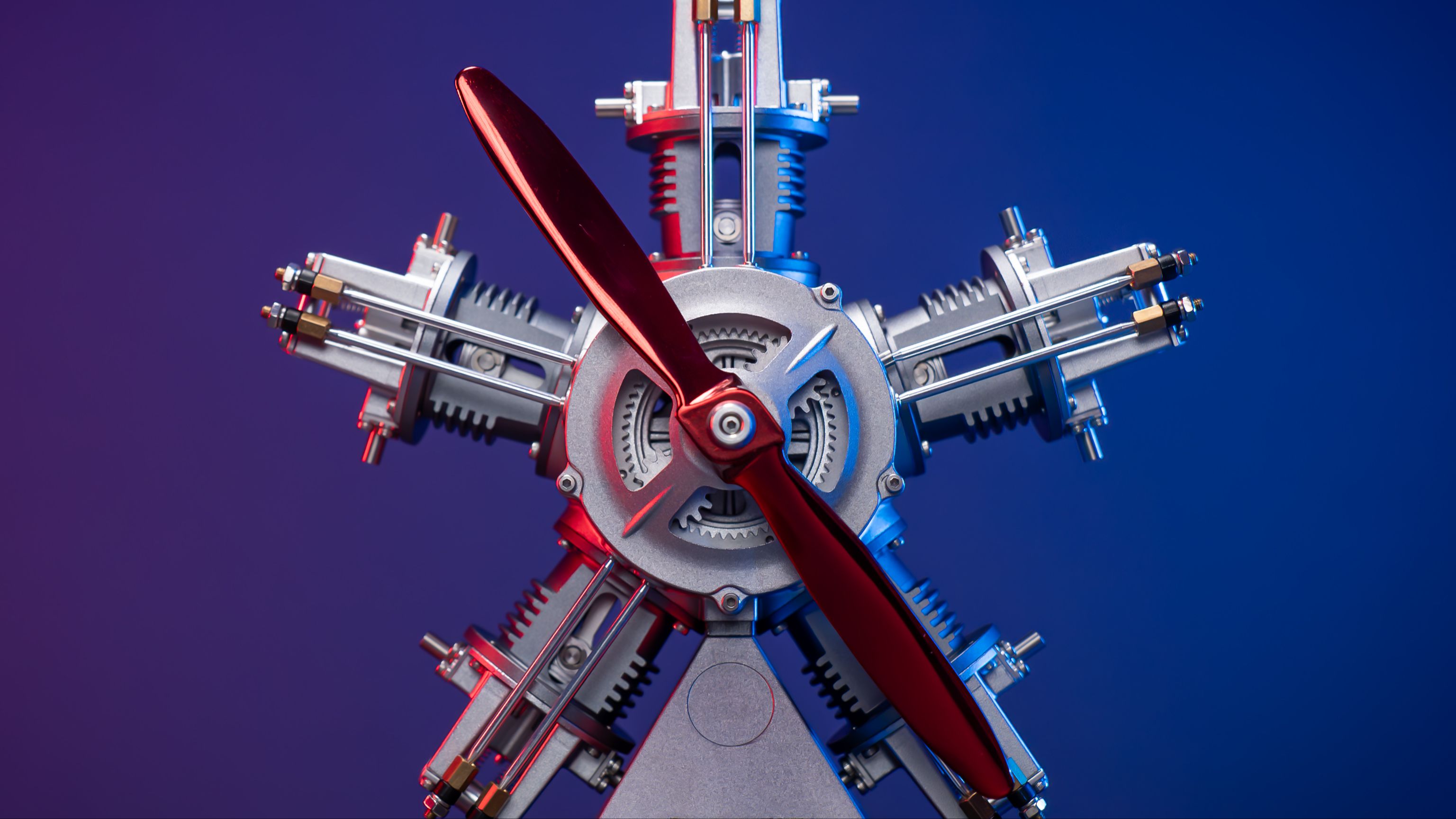 飞机发动机模型 沉浸式解压模型制作 ASMR极度舒适