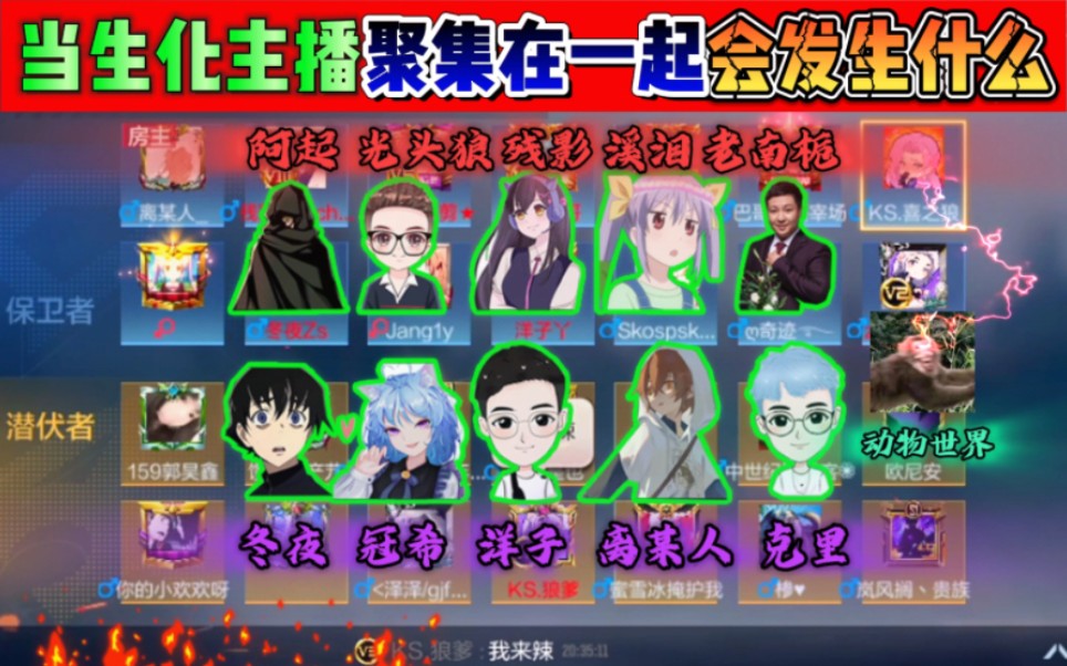 当主播聚集在一起玩生化会发生什么