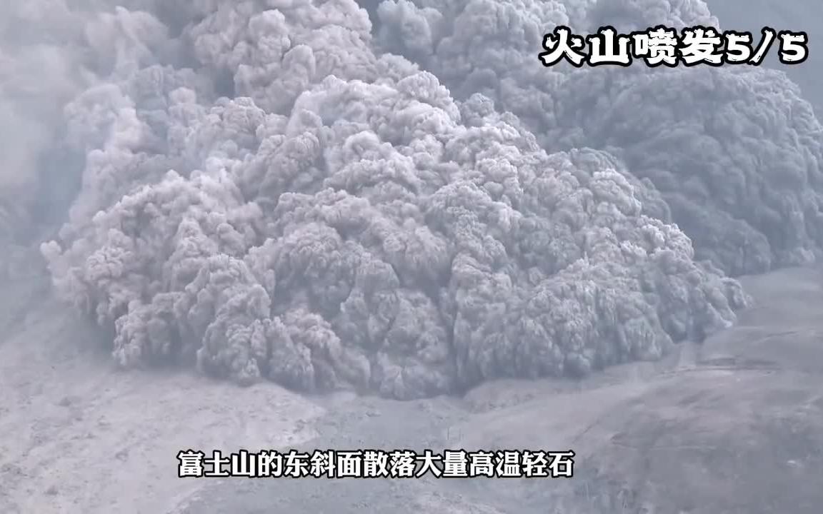 【自然奇观】富士山会喷发吗?历史上的富士山喷发!在日本的小伙伴...