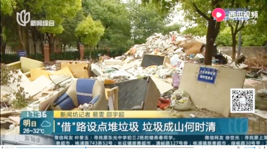 好好的路愣是成了垃圾场!垃圾成山蚊蝇多,周边居民苦不堪言!