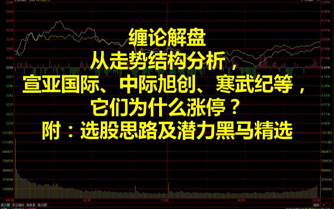 20230322缠论解盘:从走势结构分析,宣亚国际、中际旭创、寒武纪等,...