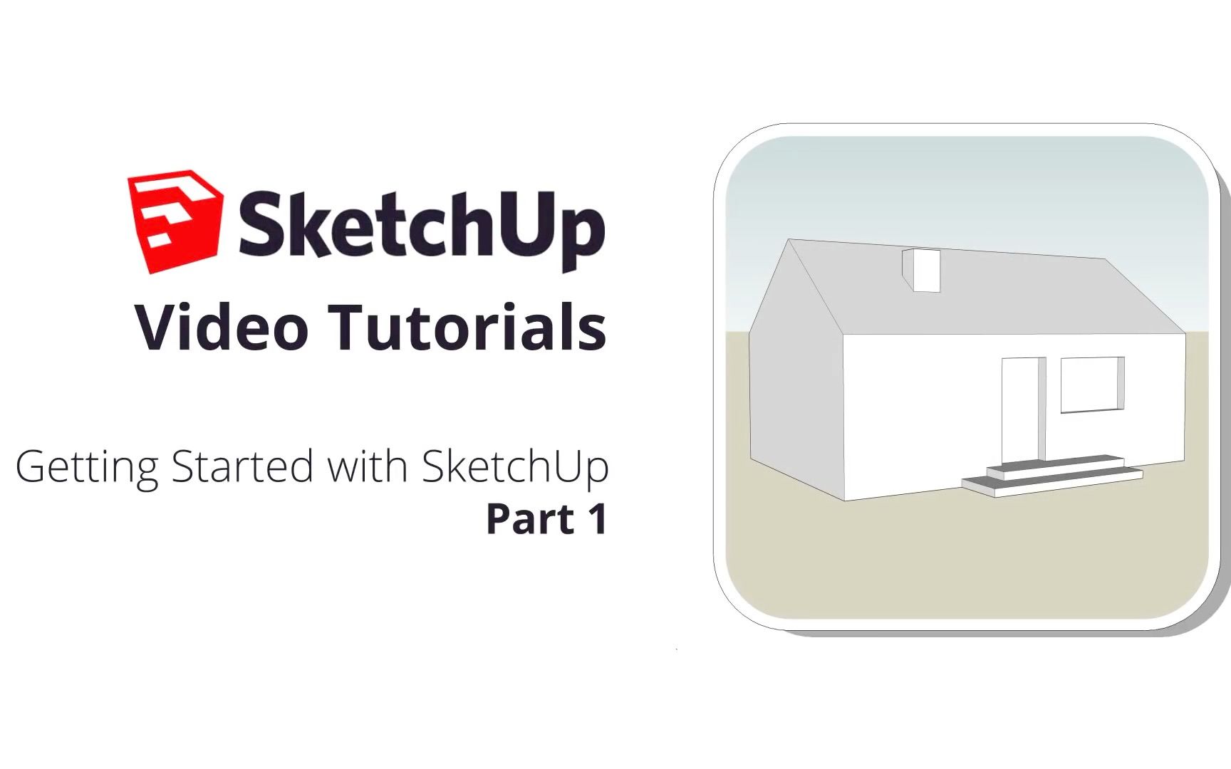 【熟肉】用SketchUp 画一所属于你的房子 草图大师基础入门教程【...