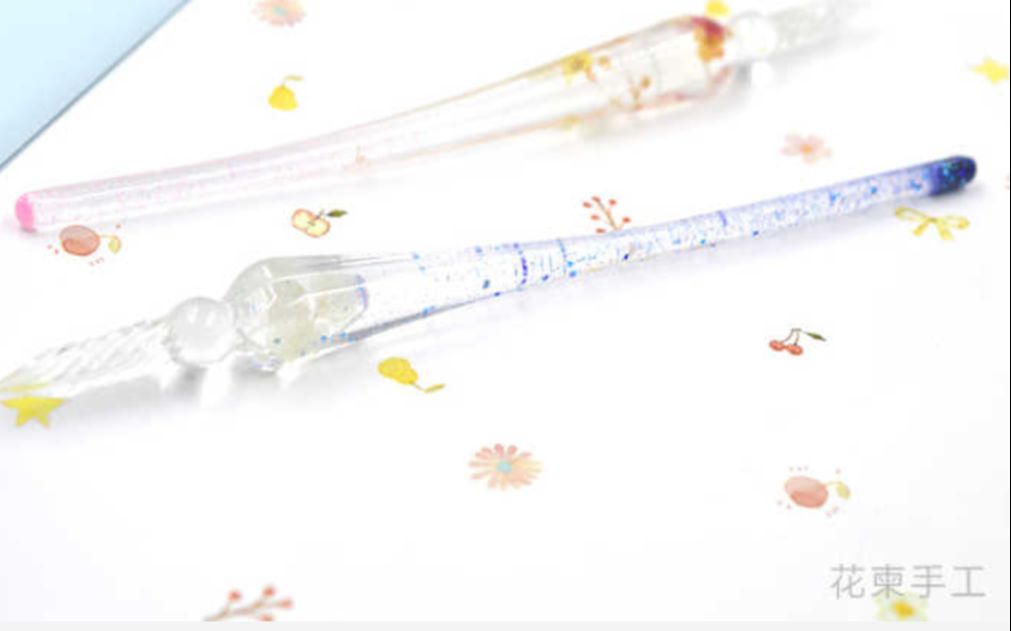 【滴胶模具开箱】花柬家的蘸水笔模具和琴模具!能写能弹!