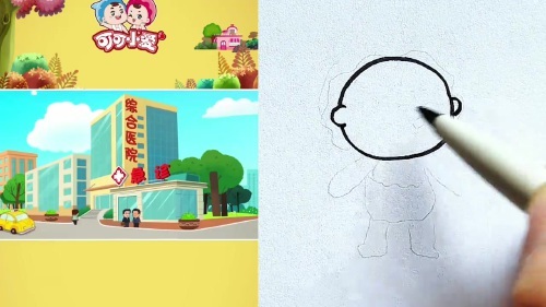 3310. 婴儿怎么画?一起学画画,创意简笔画