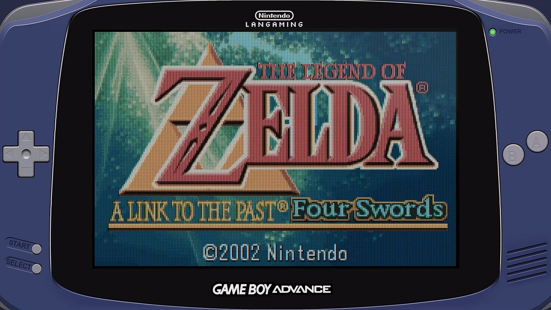 【塞尔达传说:众神的三角力量&四支剑】GBA 怀旧掌机经典游戏永久...