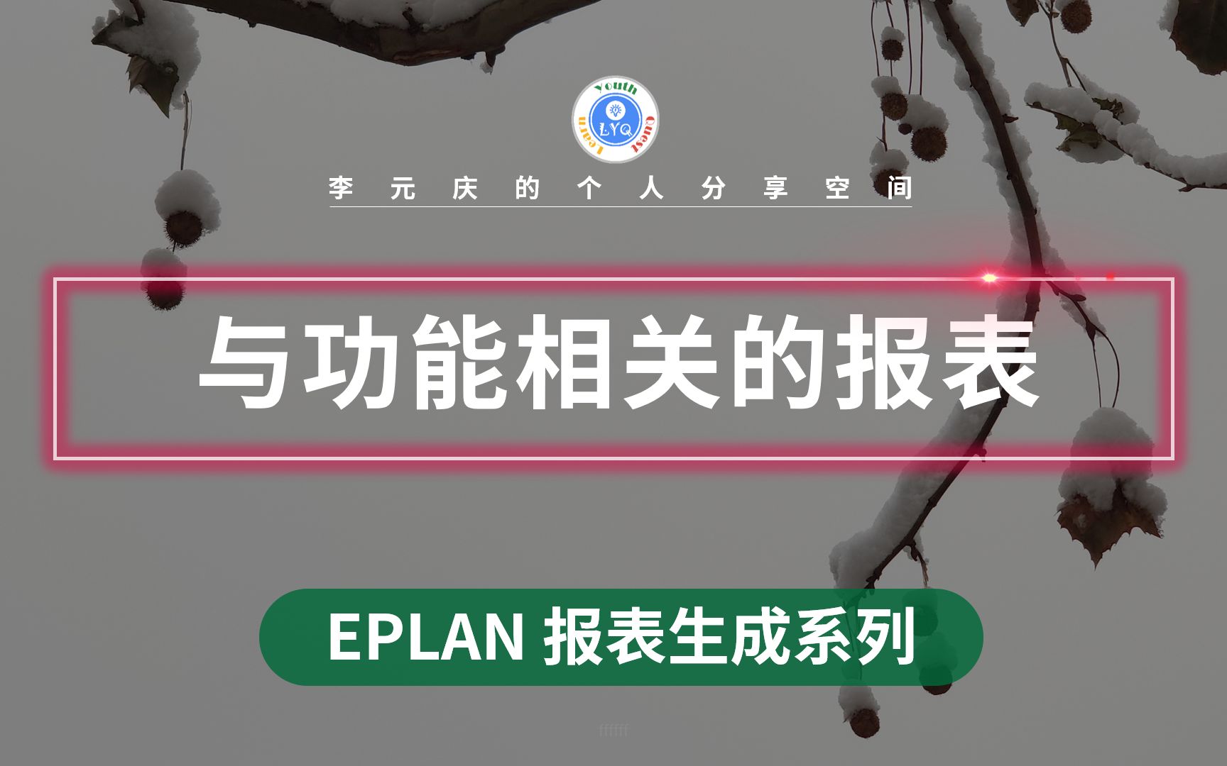 EPLAN 报表5 与功能相关的报表