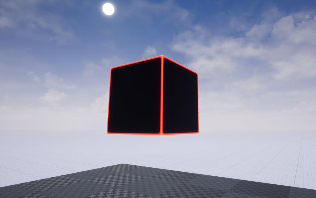 UE4边缘发光特效 材质球