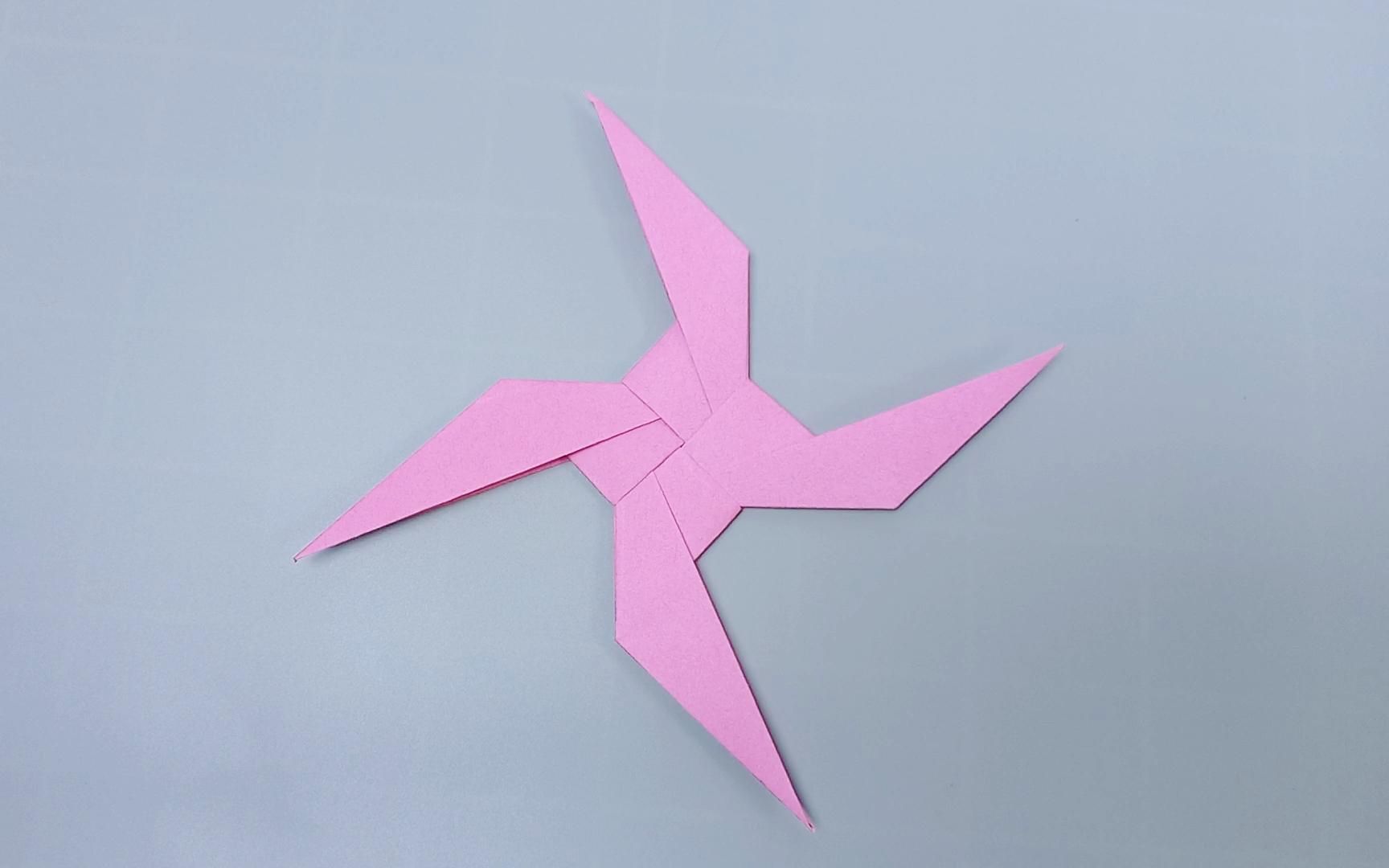 忍者同款飞镖,折法简单,一看就懂一学就会