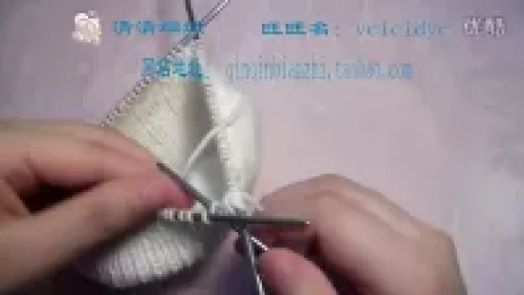 简约--插肩套头衫-从上往下毛衣编织视频教程(上)