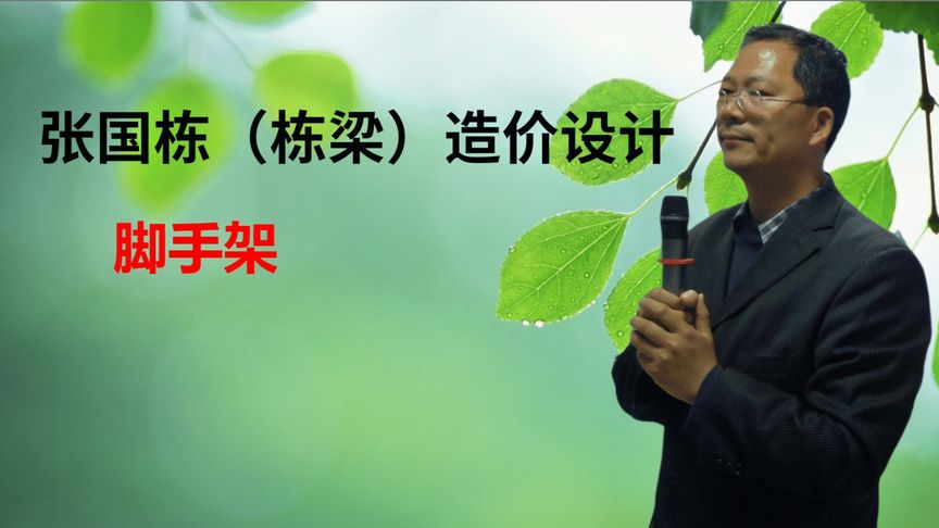 张国栋(栋梁)造价设计:以脚手架的搭建为例简析措施项目的作用