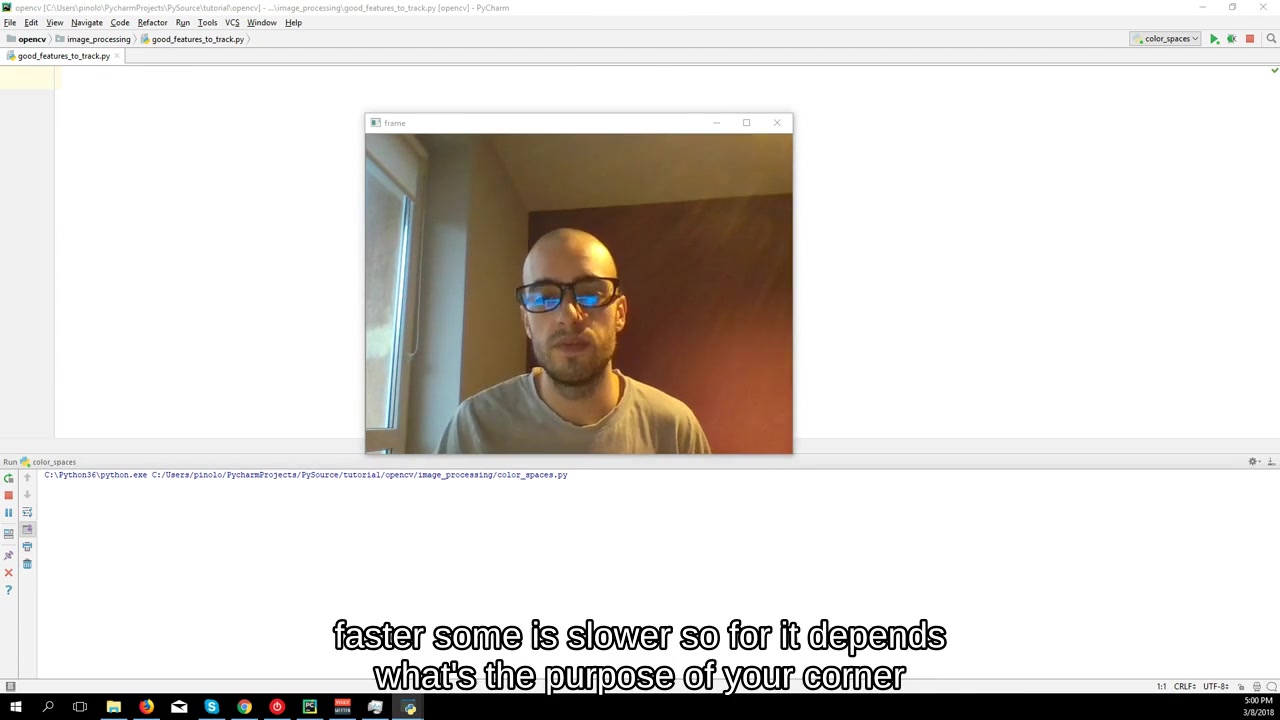 Corners检测 - OpenCV 3.4 with python 3教程22(英文字幕)