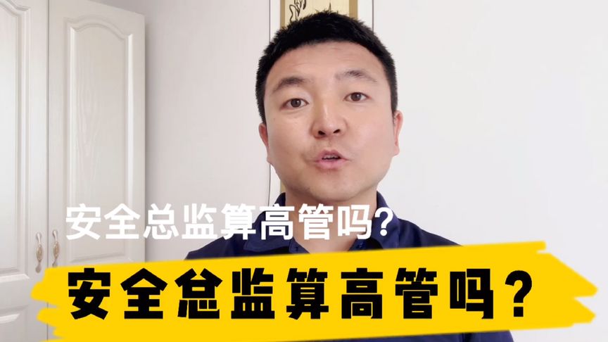 安全总监算高管吗?
