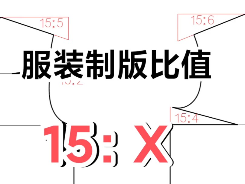 服装制版中的比值