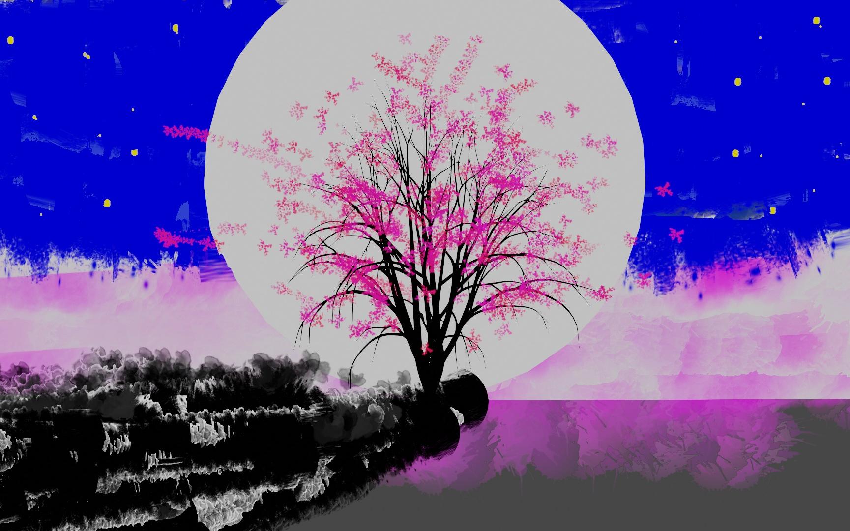 UP病中不能说话也能画画自娱并录制教程---Blender油墨画笔教程